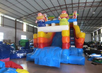China The Simpsons themed inflatable water park big inflatable slide with sealed water pool for children for sale