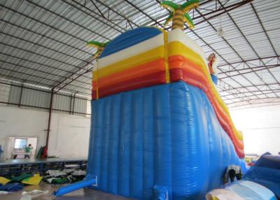 China The Simpsons themed inflatable water park big inflatable slide with sealed water pool for children for sale