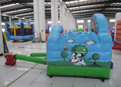 Cina PVC gonfiabile 3 x 2m della Camera 0.55mm di rimbalzo dell'arcobaleno dei bambini all'aperto dell'azienda agricola per il partito in vendita