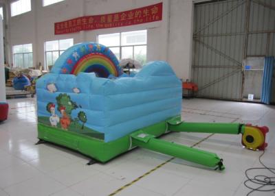 Cina PVC gonfiabile 3 x 2m della Camera 0.55mm di rimbalzo dell'arcobaleno dei bambini all'aperto dell'azienda agricola per il partito in vendita