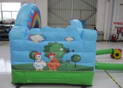 Cina PVC gonfiabile 3 x 2m della Camera 0.55mm di rimbalzo dell'arcobaleno dei bambini all'aperto dell'azienda agricola per il partito in vendita
