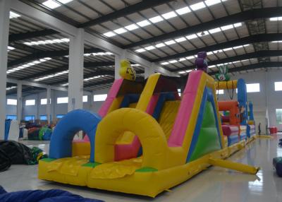 China Giant  4 In 1 Bugs Bunny Moonwalk Obstacle Course , Customized Inflatable Water Obstacle Course for sale