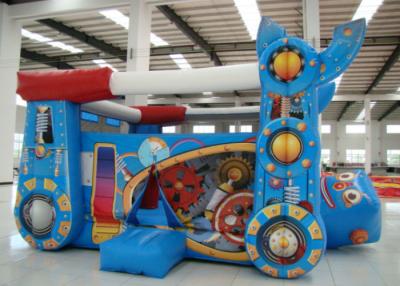 China Robot Design Bounce House With Slide , Commercial Castle Bounce House 5.7 * 4.7 * 3.7 for sale