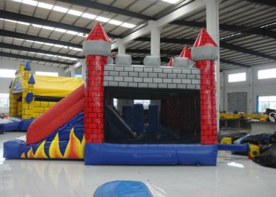 China New Inflatable volcano bouncy castle full printing inflatable jumping castle combo beautiful color inflatable jump for sale