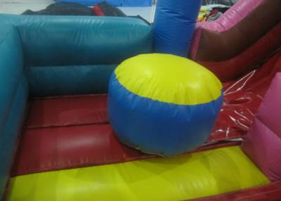 China Inflatable Fiery Red Slide teletubbies inflatable double high slide on sale for sale