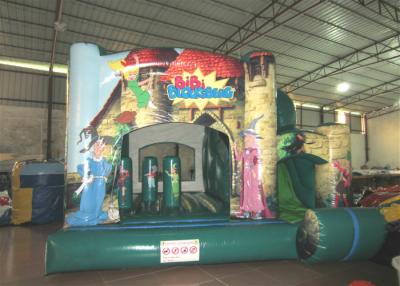 중국 5 x 5m 실내 점프 집 내화성, 아이들의 쾌활한 성곽 4배 바느질 판매용