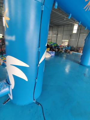 China Wind Resistance  Inflatable Misting Tent Outdoor Events Cooling Misting Stations Portable With Water Jet Pressure Pump for sale