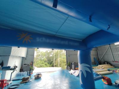 China Wind Resistance  Inflatable Misting Tent Outdoor Events Cooling Misting Stations Portable With Water Jet Pressure Pump for sale