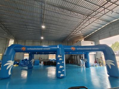 China Wind Resistance  Inflatable Misting Tent Outdoor Events Cooling Misting Stations Portable With Water Jet Pressure Pump for sale