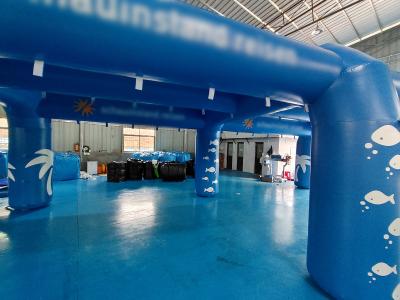 China Wind Resistance  Inflatable Misting Tent Outdoor Events Cooling Misting Stations Portable With Water Jet Pressure Pump for sale