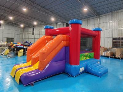 China Commercial High Quality Inflatable Jumping Castle With Dry Slide Inflatable Bounce House With Slide Combo For Kids for sale