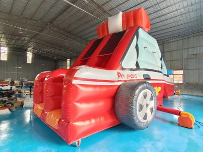 China Dischi gonfiabili personalizzati Cartone per camion antincendio Dischi gonfiabili doppi a secco for sale