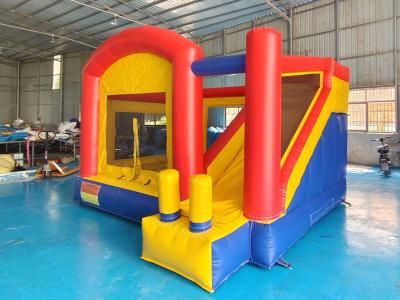 Cina 2024 Hot Sale Commercial Inflatable Jumping House con scivolo asciutto divertente castello gonfiabile gonfiabile trampolino per bambini in vendita