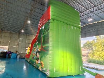 Cina Commercial Outdoor Inflatable Dry Slide Castle Disney Mickey Mouse Cartoon Party Inflatable Dry Slide Per Bambini E Adulti in vendita