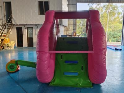 China Digital Printing Inflatable Dry Slide Small Inflatable Slide Pink Elephant For Outdoor Indoor For Kids for sale