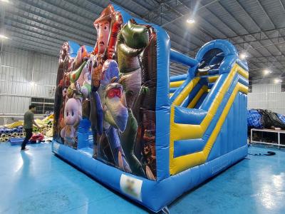 China New Design Digital Printing Inflatable Bounce House With Slides Toy Story Inflatable Jumping Castle For Kids for sale