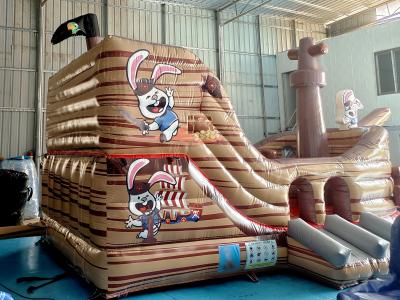 中国 商用充気城 海賊船 充気屋 スライド 充気遊び場 子供向け 販売のため