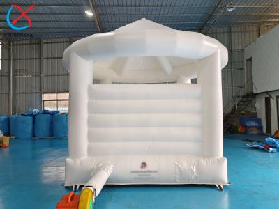 Cina Fabbrica commerciale Casa gonfiabile da sposa bianca Castello a balzo Casa da salto per feste in vendita