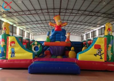Manufacturer The Simpsons Inflatable Fun City Inflatable Bouncy House Slide Castle