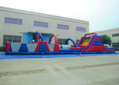 China OEM/ODM Long Track Inflatable Commercial Obstacle Course Bouncy Castle Slides for sale