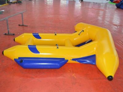 China Factory Inflatable Flying Fish Water Games Boat Inflatable Banana Water Double Sled for sale
