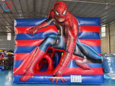 중국 펌플 콤보 캐슬 스파이더맨 슬라이드와 함께 튀는 집 판매용