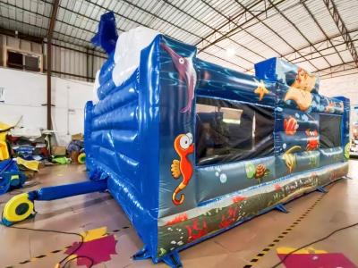 China Customzied Inflatable Bouncy House Undersea World Fun City Jumping Castle for sale