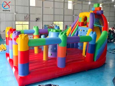 Cina Casa gonfiabile a sbalzo con combinazione di diapositive per bambini in vendita