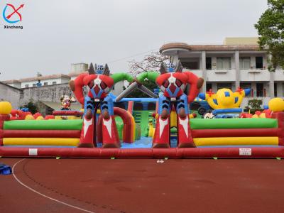 중국 공장 미키 팬 테마의 풍선 집과 슬라이드 점프 성 판매용