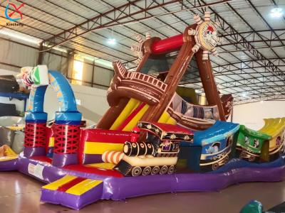 China Parque de negócios inflável tema gigantes inflável slides e slides secos à venda