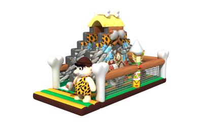China Long Rectangle Shape Kid Commercial Inflatable Water Slides / Indian Themed Inflatable Dry Slide for sale