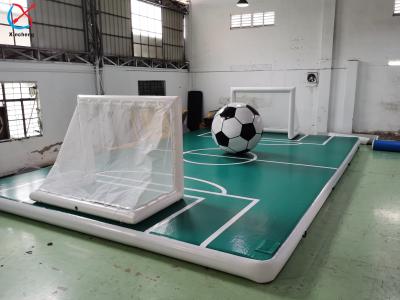 China Customized Football Field Interactive Sport Games Inflatable Water Soccer Field for sale