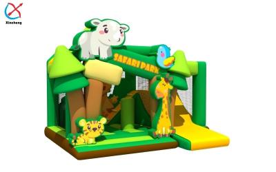 중국 슬라이드와 함께 상업용 부풀이 부풀이 하우스 부풀이 사파리 공원 컴보 판매용