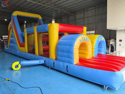 Customized Colorful Inflatable Obstacle Course Castle Inflatable Interactive Game