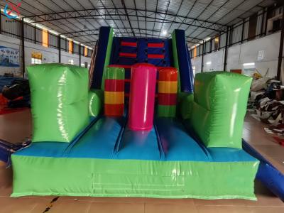 China Commercieel PVC opblaasbaar interactief spel Obstakelbaan Kasteel voor kinderen Te koop
