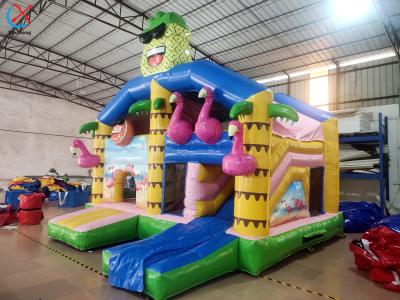중국 맞춤형 연합 유니콘 풍선 바운스 성 PVC 열대 점핑 캐슬 판매용