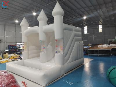 Cina Castello gonfiabile per matrimoni con piscina, casa gonfiabile bianca in vendita