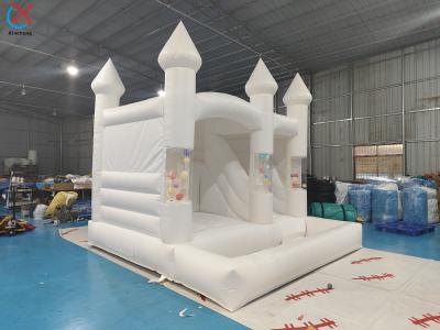 Cina Castello gonfiabile per matrimoni con piscina, casa gonfiabile bianca in vendita