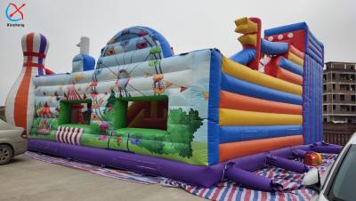Cina Circo gigante gonfiabile città di divertimento gonfiabile casa gonfiabile castello scivolo in vendita
