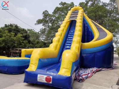 China Factory Inflatable Huge Slide Inflatable Double Water Slides Curved Slide Adults for sale