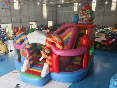 China Fabrikant opblaasbare combinaties Happy Easter Candy opblaasbaar Bounce House Castle Te koop