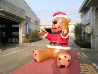 Cina Le decorazioni natalizie gonfiabili stampate su misura in PVC portano Catoon per lo spettacolo commerciale in vendita