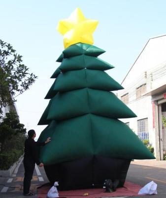 Cina Decorazioni natalizie gonfiabili alte 5 m / albero di Natale gonfiabile pubblicitario in vendita
