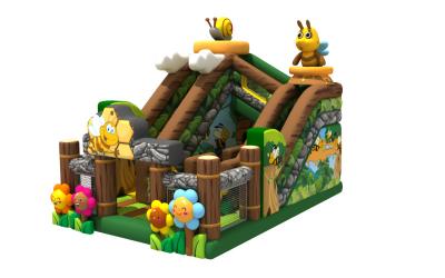 China Colourful Inflatable Honeybee Fun Amusement Park With CE UL Certification for sale