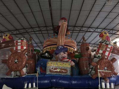 Cina Capacità gonfiabile di tema dei bambini della città 10-16 di divertimento del pirata di argomento in vendita