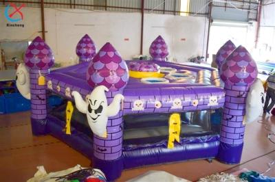 China Fun Inflatable Sports Games / Interesting Halloween Round Inflatable Mole Attack Games for sale
