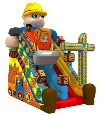 중국 팽창식 건축 8-12명의 아이들을 위한 높은 활주 PVC 되튐 집 판매용