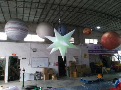 China Inflatable Star With LED Light , Oxford Material Inflatable Advertising Products for sale