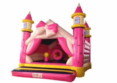Princess Kids Opblaasbaar springkasteel Roze strik Opblaasbaar springkasteel Leuk opblaasbaar springkussen