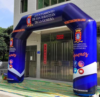 Cina Getto di inchiostro di colore pieno che dipinge arco gonfiabile per le attività commerciali in vendita